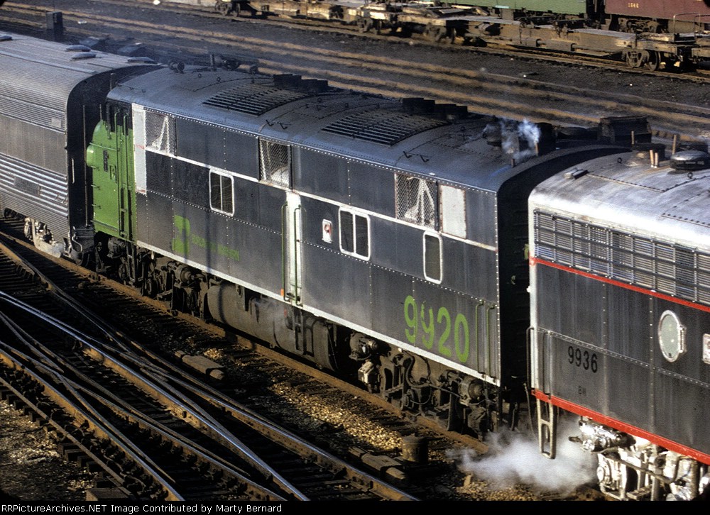 BN 9920, ex-CB&Q 9935B With Tr#1, the DZ